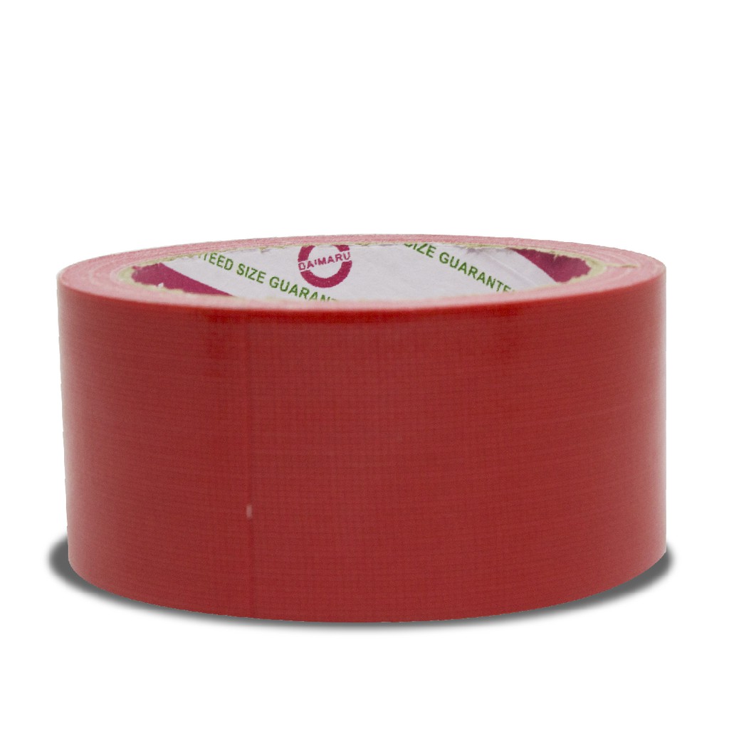 Jual Daimaru Cloth Tape Lakban Kain Warna Merah 48 mm x 12 meter | Shopee Indonesia