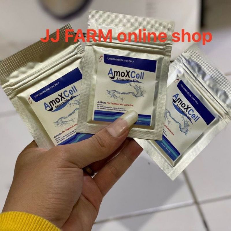 Jual amoxcell amoxcel obat ikan hias koi koki louhan semua ikan dll ...