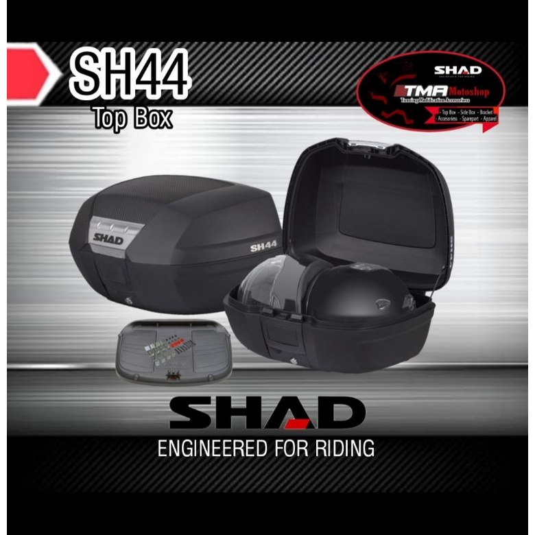Jual Box SHAD SH44 New Carbon Cover Include Baseplate - Yamaha/Honda ...