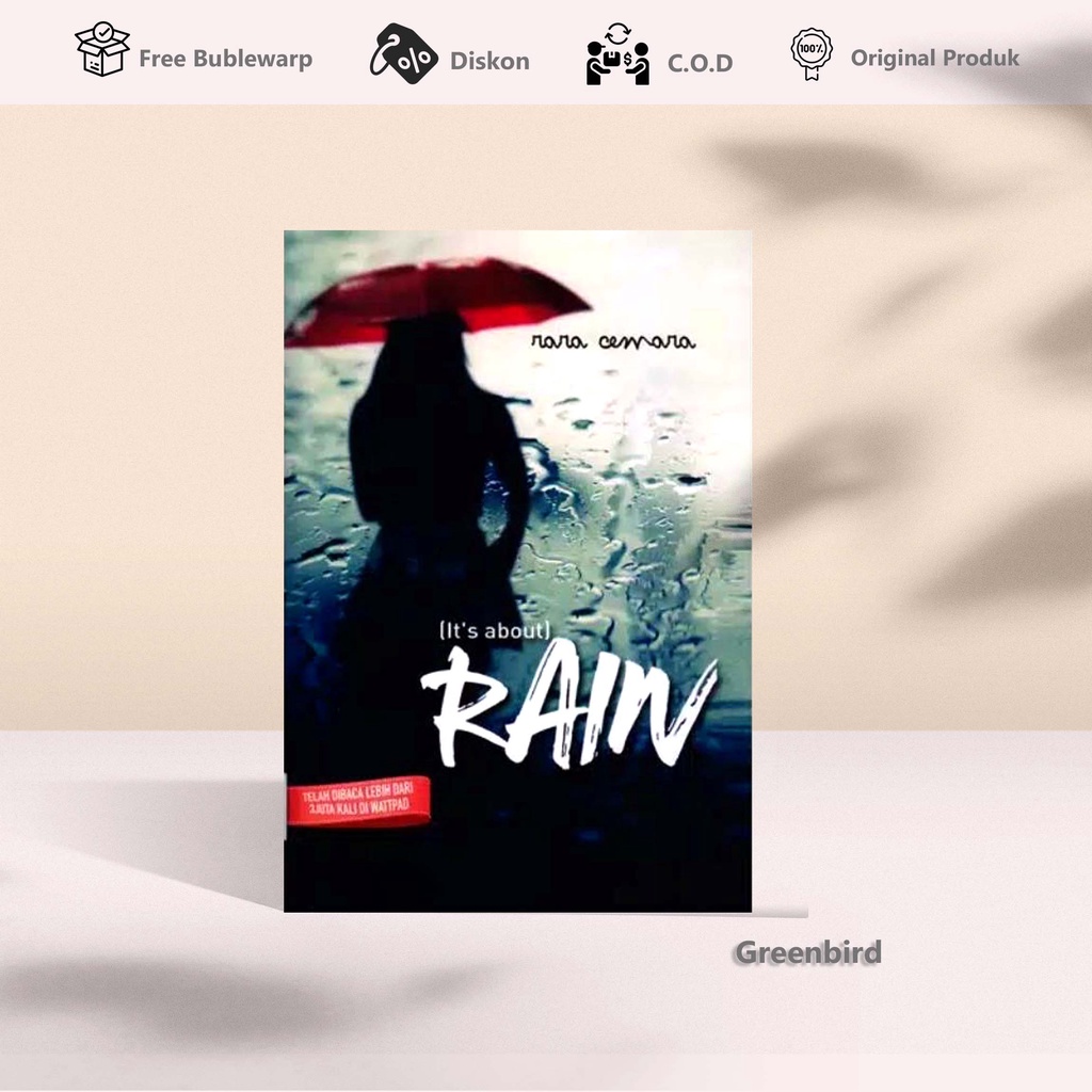 Jual Buku Novel It's About Rain Rara Cemara | Shopee Indonesia