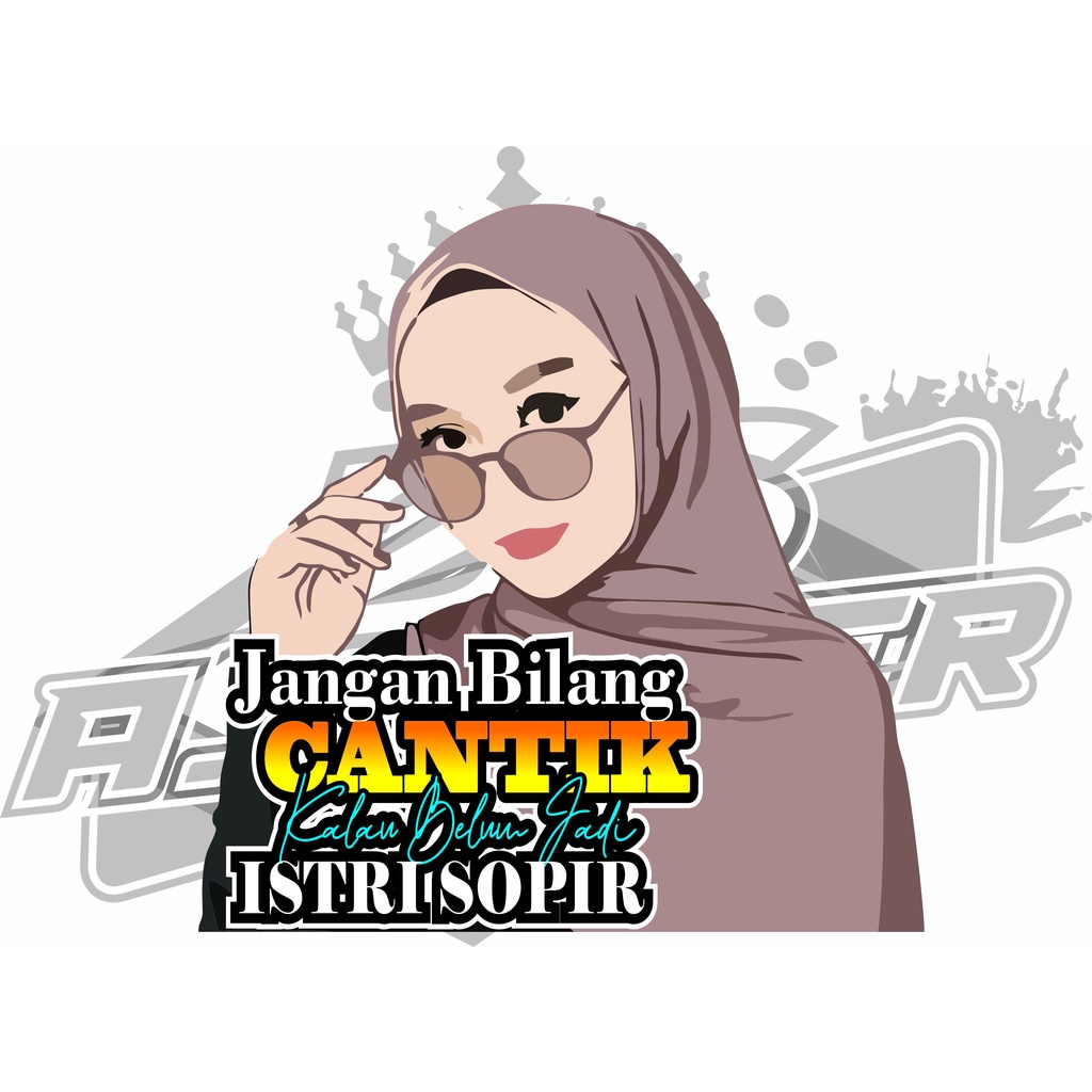 Jual stiker decal mobil motor cewek keren vektor all mobil full ...