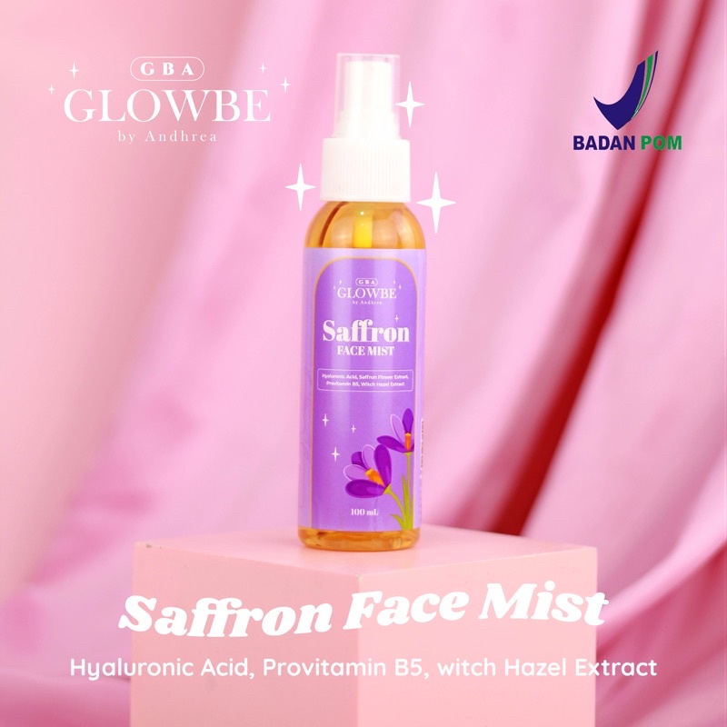 Jual Glowbe Saffron Face Mist GBA glowbe by andhrea | Shopee Indonesia