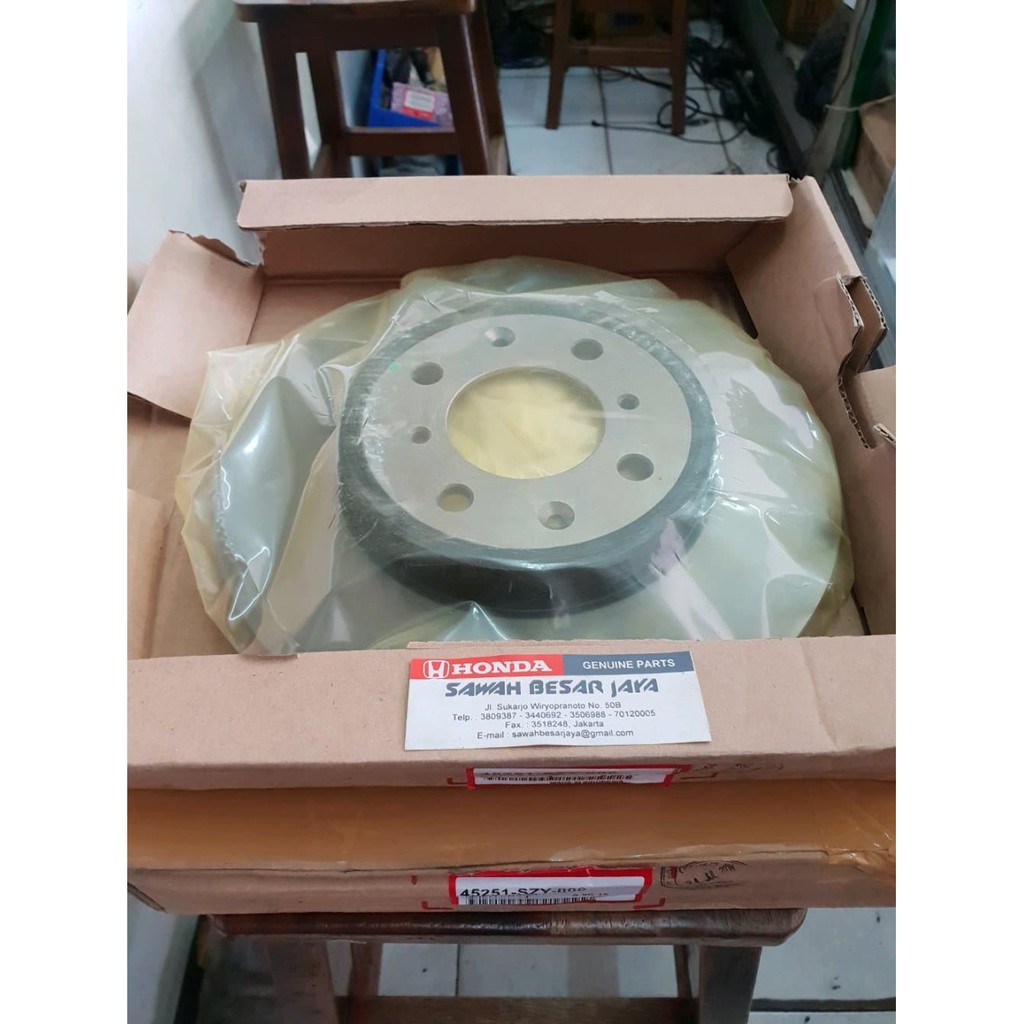 Jual Piringan Rem Disk Disc Brake Depan Mobilio Freed Jazz S RS GE8 GK5 ...
