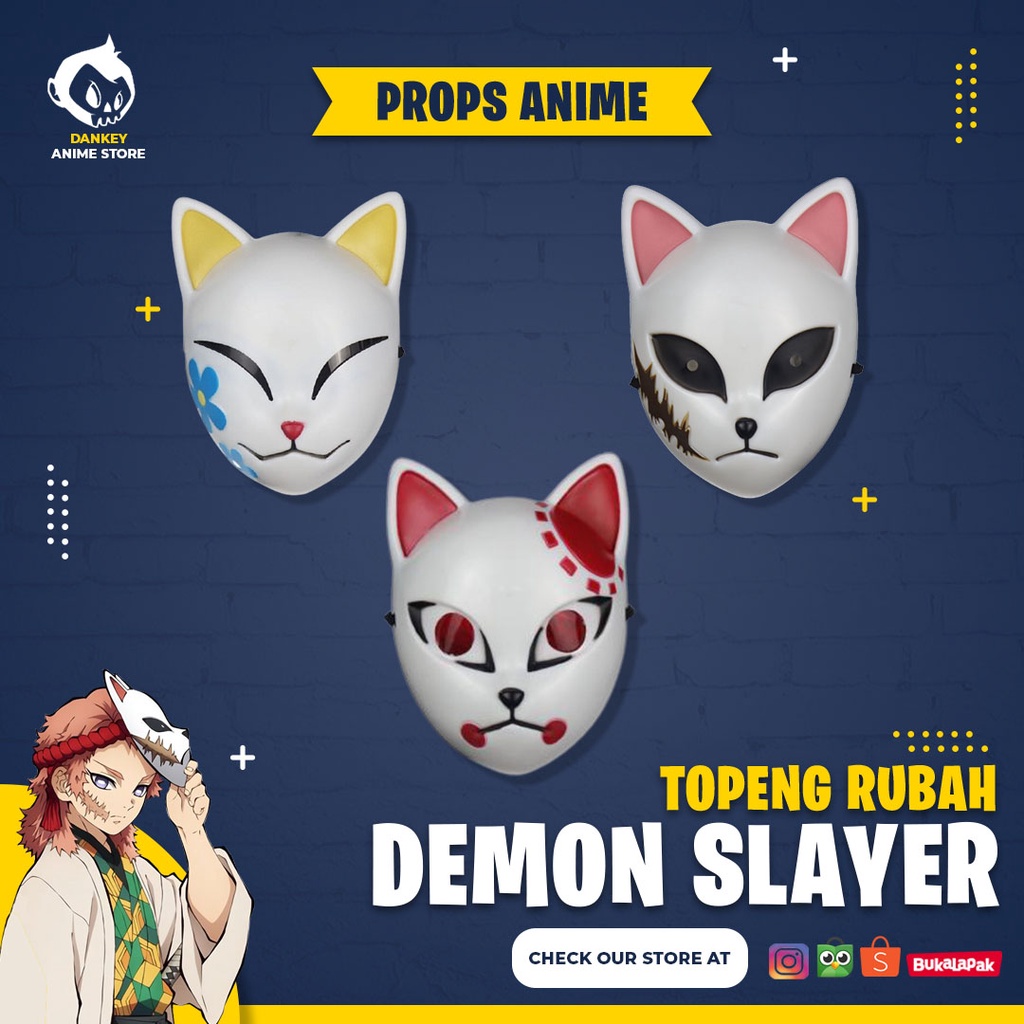 Jual Topeng Demon Slayer Kimetsu no Yaiba Tanjiro Cosplay Anime ...