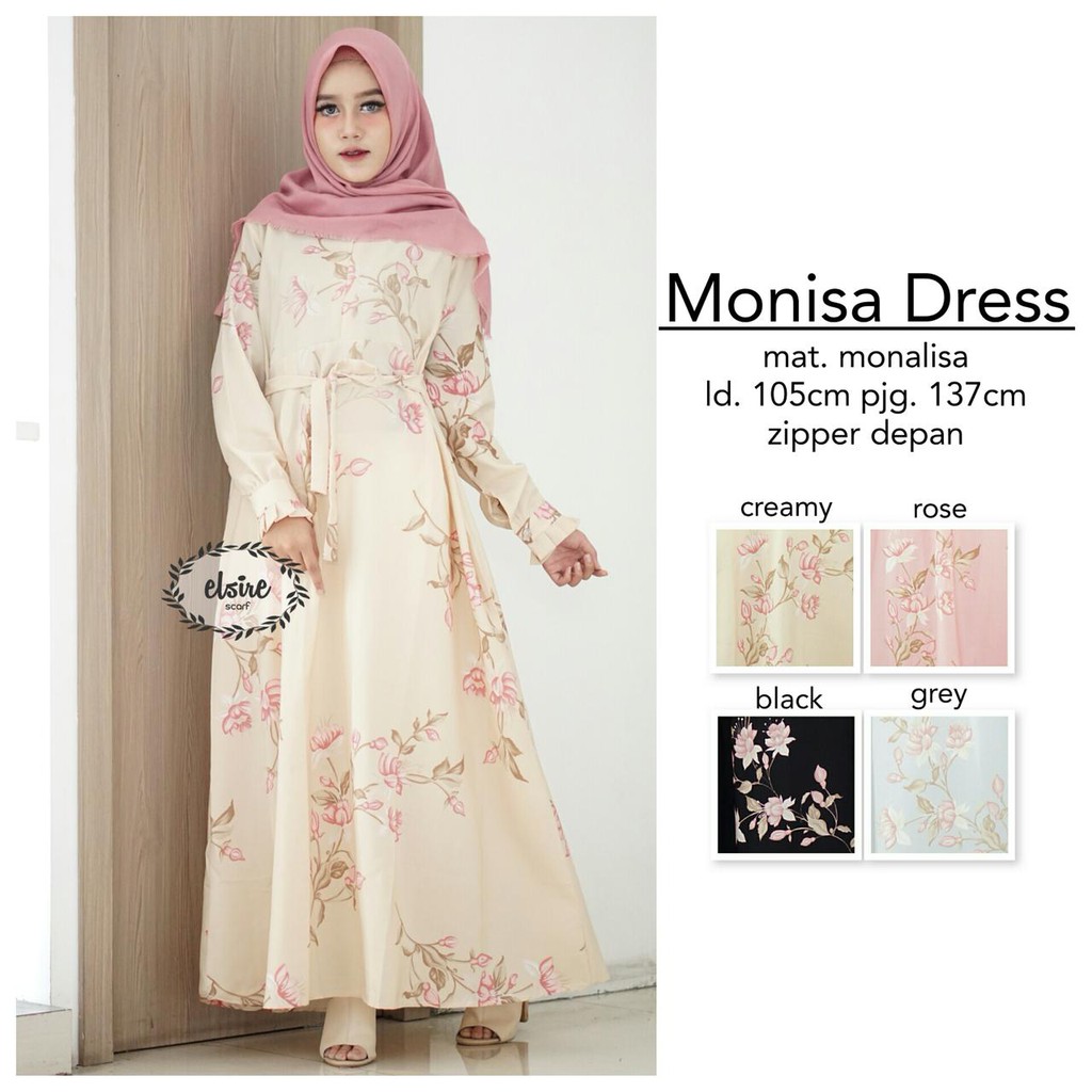Jual Monisa dress(stok aman) | Shopee Indonesia