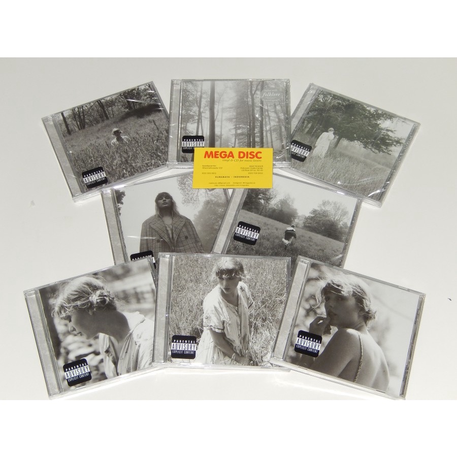 Jual Paket CD Taylor Swift - Folklore Album Limited Deluxe Edition Full ...