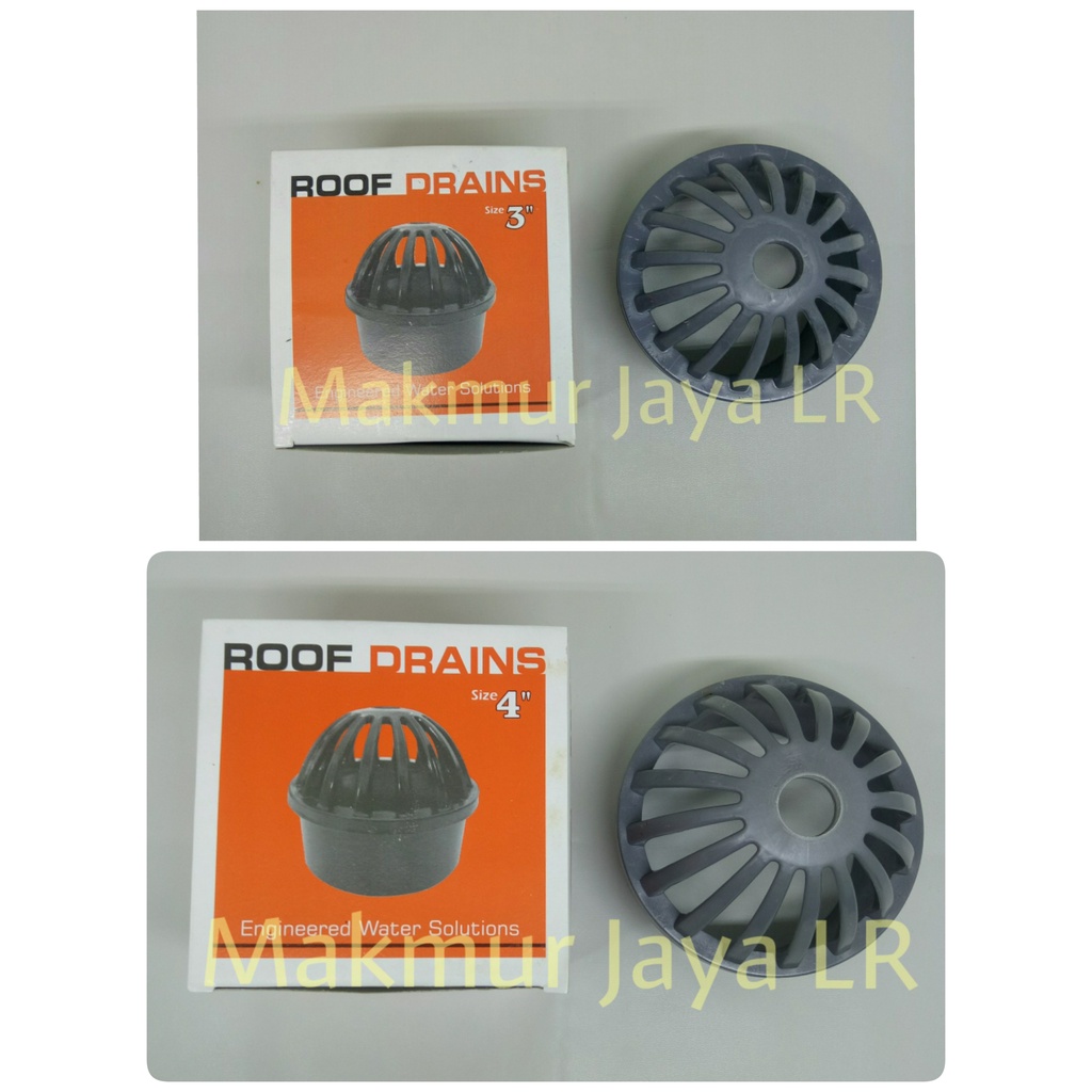 Jual Roof Drain 3" 4" inch PVC SOLIGEN / Saringan Talang / Roof Drains ...
