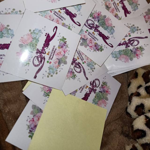 Jual STIKER UKURAN 7X7 DAPAT 24PCS | Shopee Indonesia
