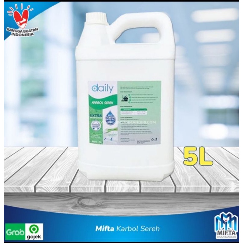 Jual KARBOL SEREH PREMIUM DAILY CITRONELLA OIL SEREH EXTRA DISINFEKTAN ...