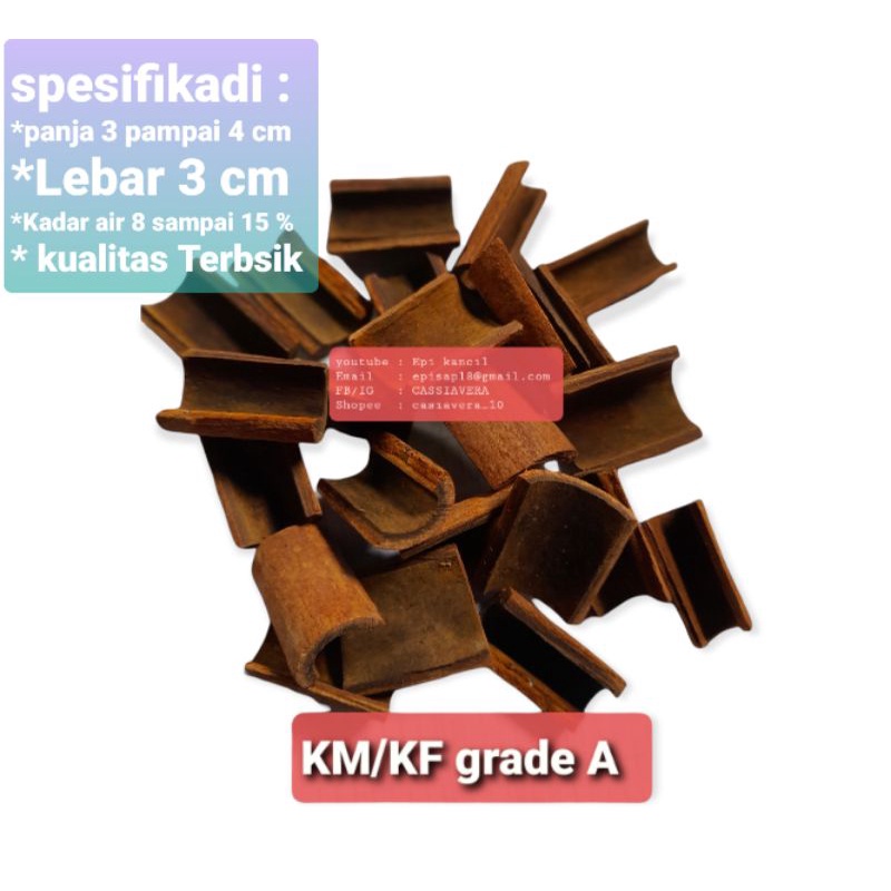 Jual cassiavera/kayu manis KM/KF Grade A 1 kg ( minimal order 5 kg ...