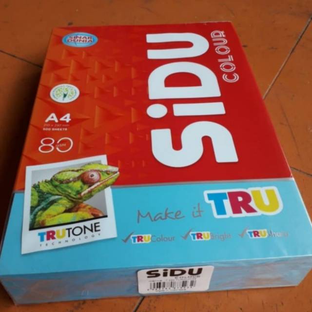 Jual Kertas Warna A4 80gsm IT 220 Turquise | Shopee Indonesia
