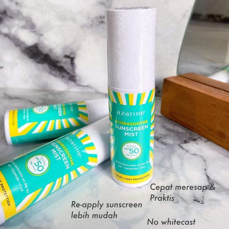 Jual SUNSCREEN MIST SPF50 PA++++ X LEE MINHOApply & Reapply on the Go ...