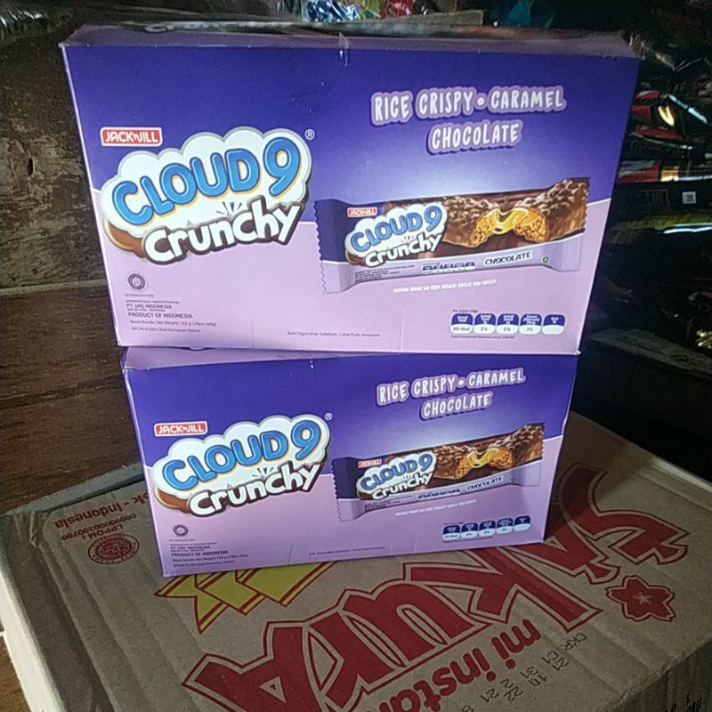 Jual biskuit cloud 9 crunchy 24x8gm | Shopee Indonesia