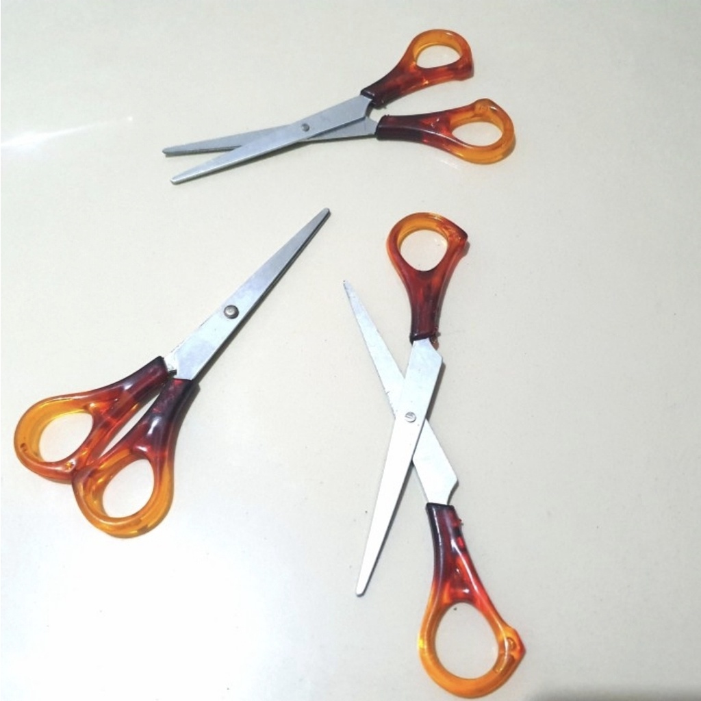 Jual GUNTING ( KLASIK ) GAGANG COKLAT SERBAGUNA MURAH STAINLES STELL 7 ...