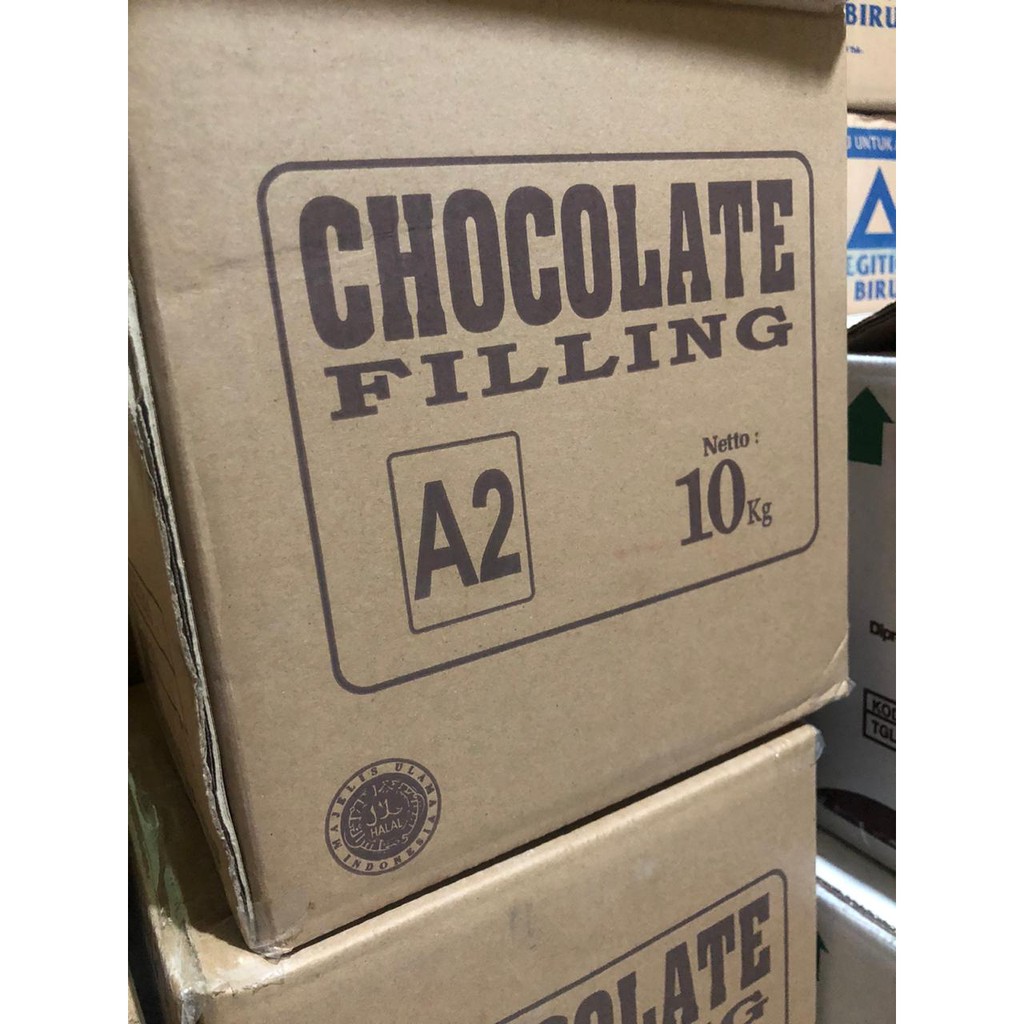 Jual Chocolate Filling A2 / Coklat Bubuk Manis Kemasan 10kg | Shopee ...