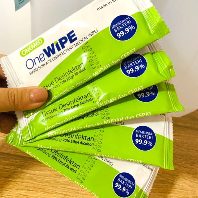 Jual One Wipe Tissue Desinfectan Onemed | Shopee Indonesia