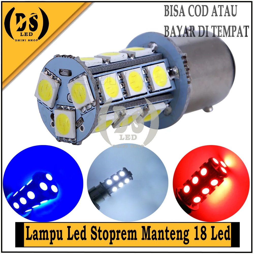 Jual Lampu LED Rem Stop 18 Mata mode Manteng / Lampu Rem Led mode Diam ...