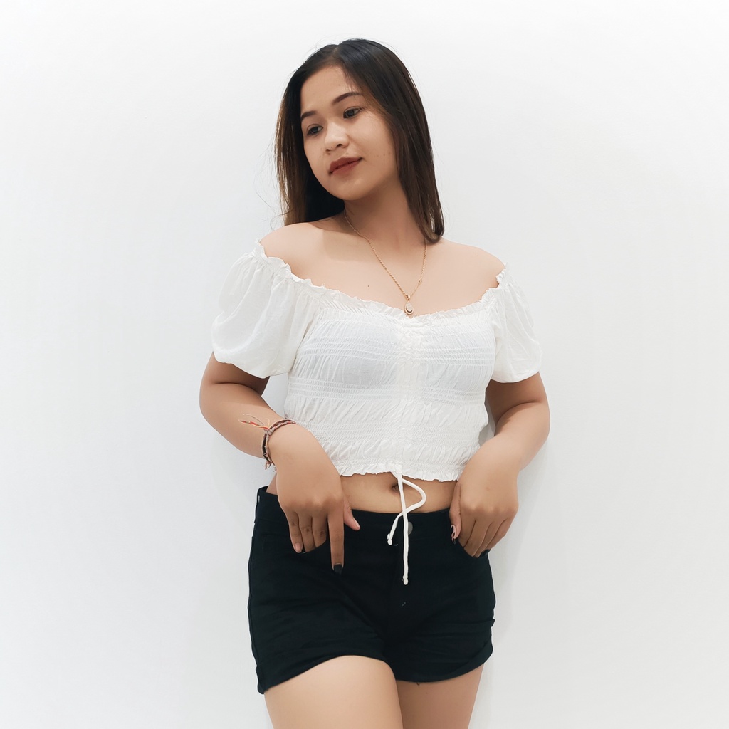 Jual crop kerut | Shopee Indonesia