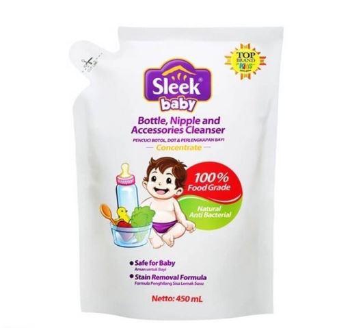 Jual sleek niple SABUN CUCI BOTOL BAYI sleek laundry450ml 900ml ...