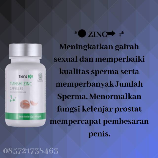 Jual ZINC ( 60 kapsul ) | Shopee Indonesia