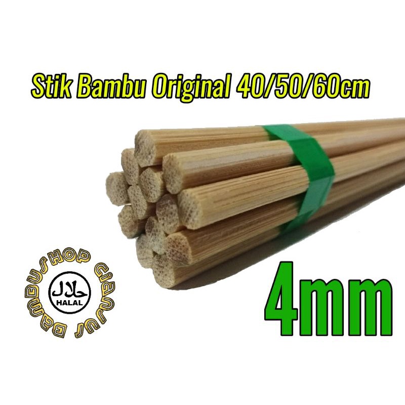 Jual Stik Bambu Lidi Bambu 4mm | Shopee Indonesia