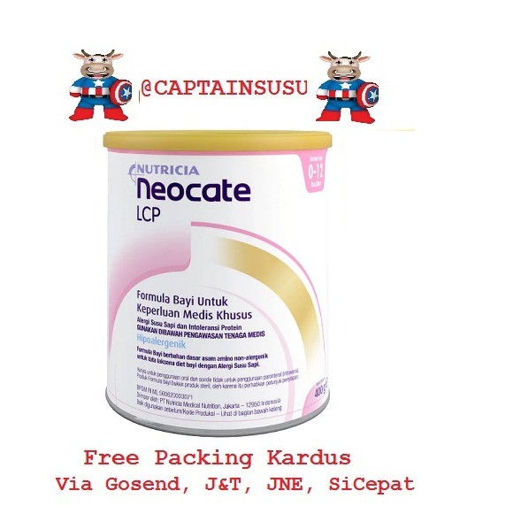 Jual NEOCATE LCP Susu usia 0-12 bulan - 400GR - EXP Apr 26 | Shopee ...