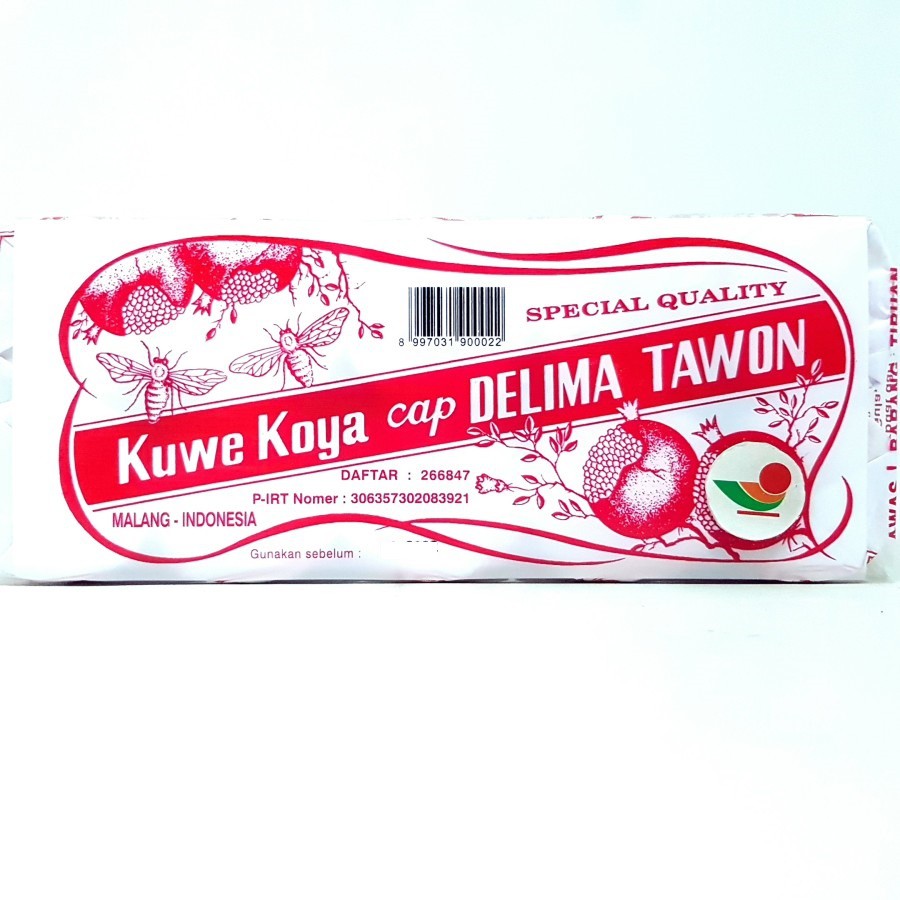 Jual DELIMA TAWON KUWE KOYA 550gr | ISI 10pcs KUE KOYAH TAU SA KO ...