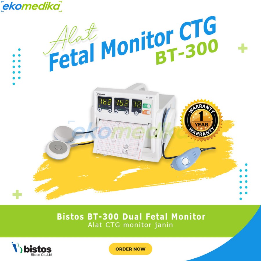Jual BISTOS BT300 FETAL MONITOR - CTG Bistos BT-300 Dual Fetal Monitor | Shopee Indonesia