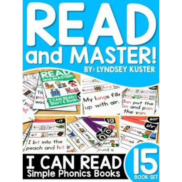 Jual 7014-READ AND MASTER : I CAN READ SIMPLE PHONICS BUNDLE 15 SET ...