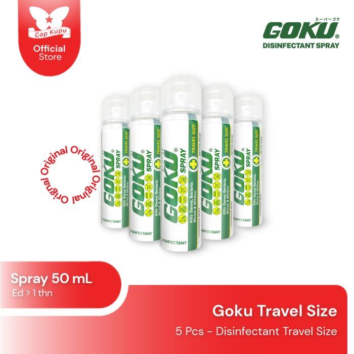 Jual Cleaner / Goku Disinfectant Spray Travel Size 50 Ml - 5 Pcs Best ...