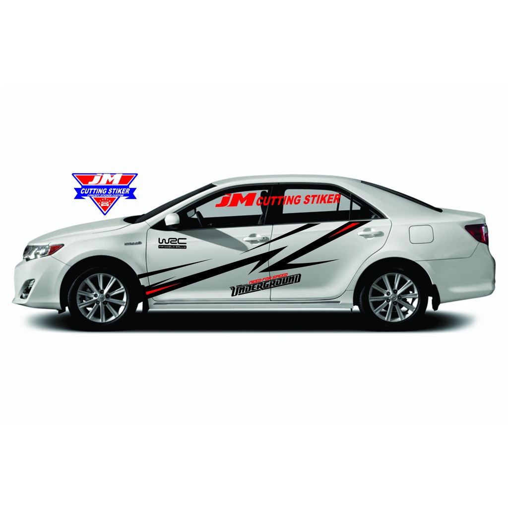 Jual Stiker mobil sedan vios civic city camry corolla dll cutting ...