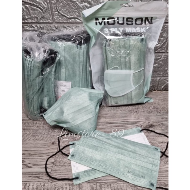 Jual MASKER FACE MASK EARLOOP 3PLY (1BOX ISI 50PCS) / MASKER 3PLY ...