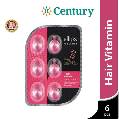 Jual Ellips Hair Vitamin Pro Keratin Complex Hair Repair Blister ...