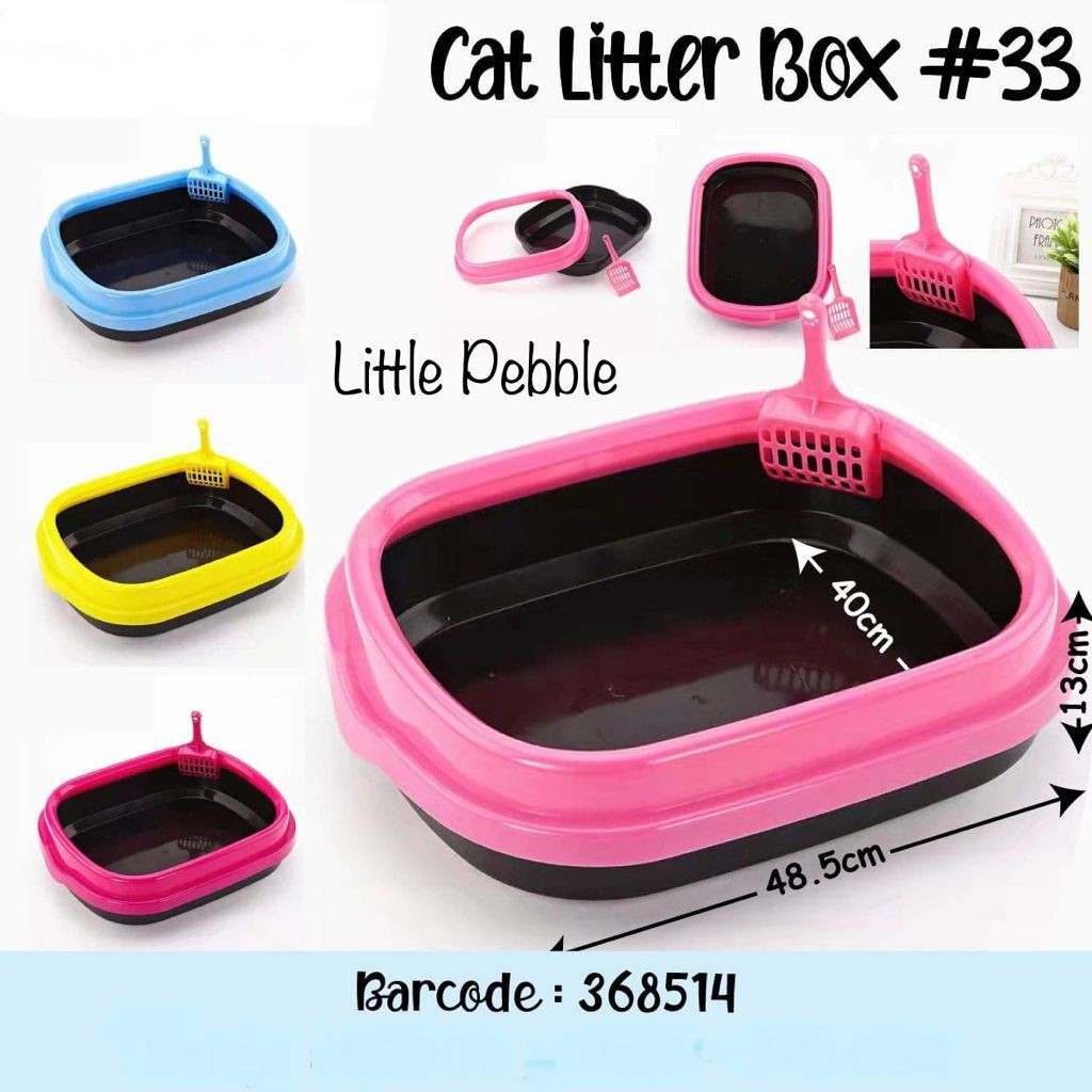 Jual CLB33 Cat Litter Box Bak Pasir Kucing Tempat pasir kucing | Shopee ...