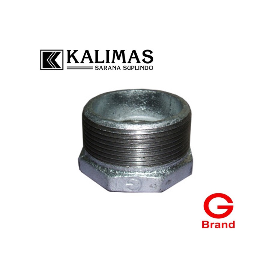 Jual Vlok Ring Galvanis Besi d. 2" x 1" Drat BSPT (G) | Shopee Indonesia