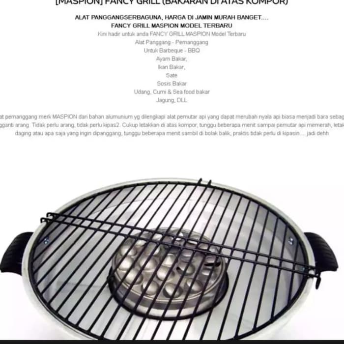 Jual Promo New!! Panggangan Fancy Grill Msp | Shopee Indonesia