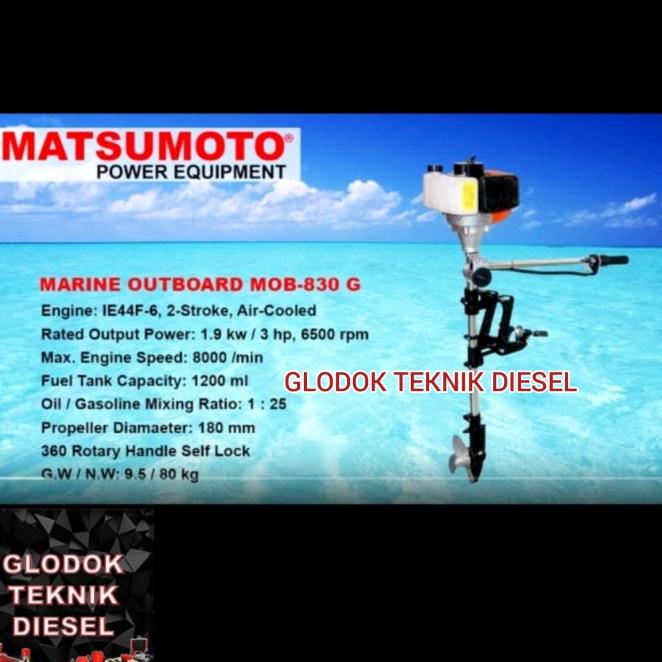 Jual Mesin Tempel Outboard 3 Pk / Outboard Motor 3 Hp Matsumoto Terbaik | Shopee Indonesia
