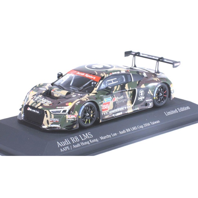 Jual AAPE BAPE TARMAC WORKS MINICHAMPS AUDI R8 LMS AUTHENTIC VERY RARE ...