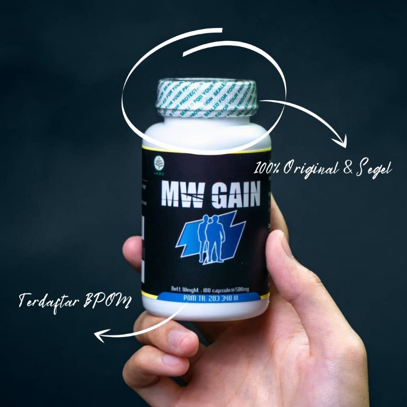 Jual Master Weight Gain 100% Original Penggemuk Badan Mwgain | Shopee ...