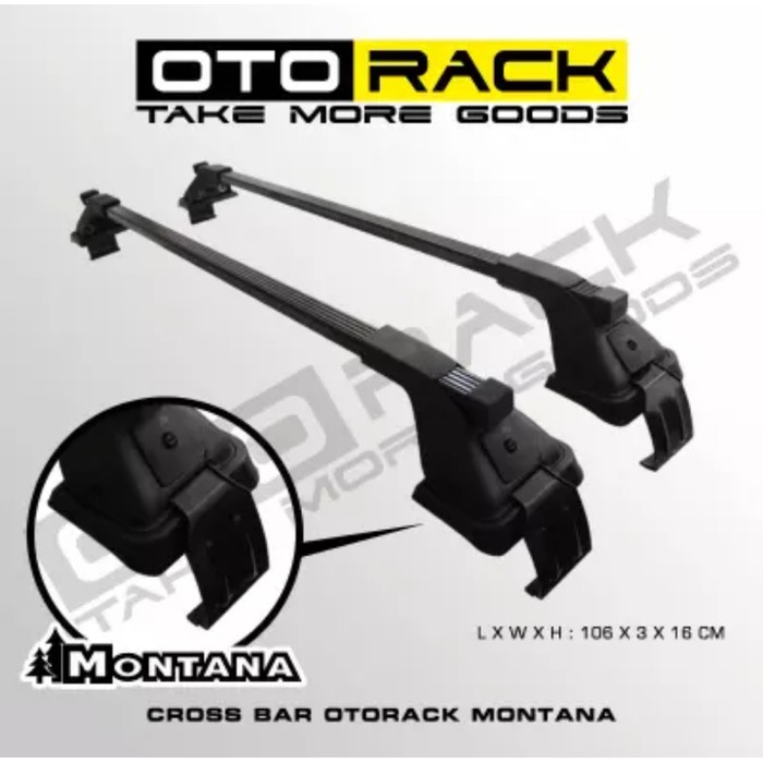 Jual ROOF RACK/CROSS BAR JEPIT MOBIL MONTANA MOBIL CARRY SUZUKI ...