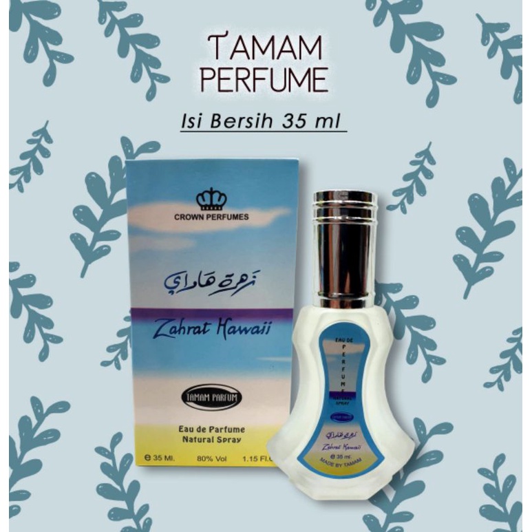 Jual PARFUM/MINYAK WANGI ZAHRAT HAWAI BOTOL 35 ML TAMAM PARFUME ...