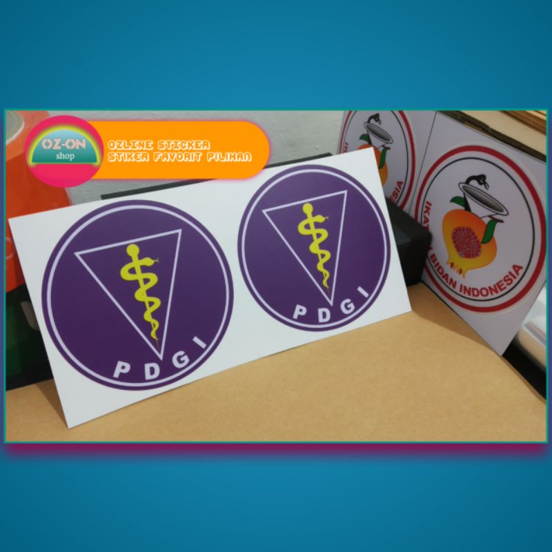Jual Stiker PDGI persatuan dokter gigi indonesia tempel dalam kaca ...