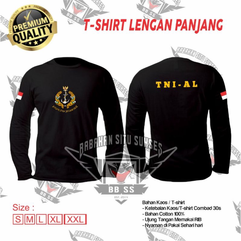 Jual T-shirt Baju Kaos TNi Angkatan Laut Kaos Tni Al | Shopee Indonesia