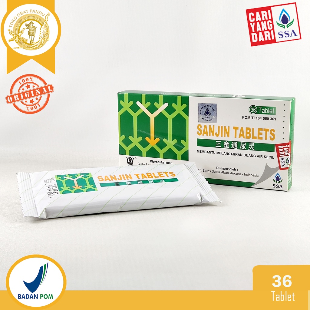 Jual SANJIN TABLETS / SAN JIN TONG NIAO LING / OBAT INFEKSI SALURAN ...