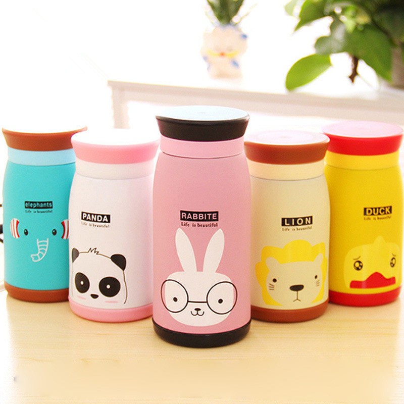 Jual Botol Lucu Colourful Cute Cartoon Thermos Insulated Mik Water ...
