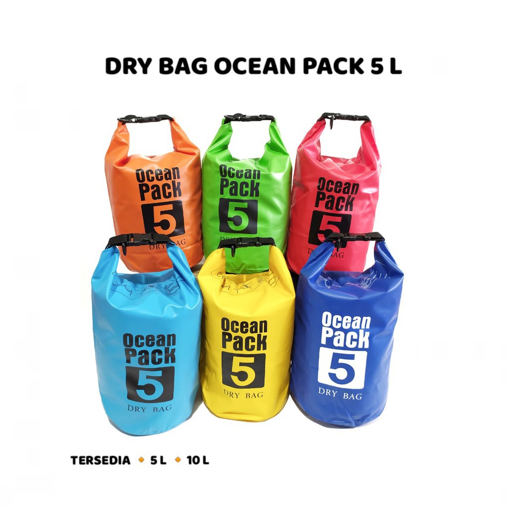 Jual Dry Bag 5L Ocean Pack/ Ocean pack bag dry bag bag waterproof bag tas anti air 5 liter ...
