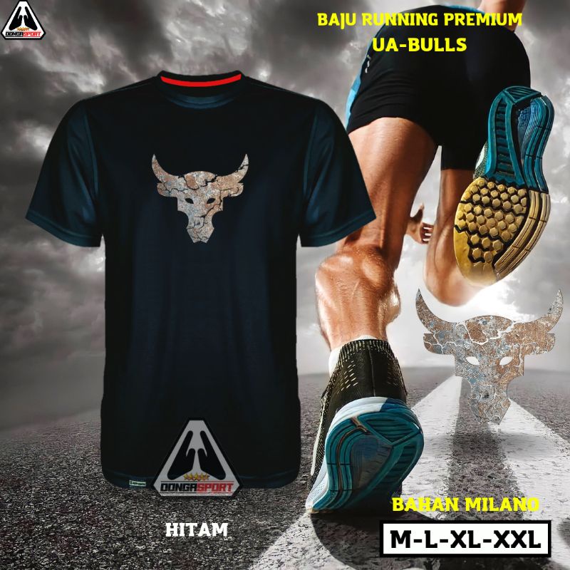 Jual BPR-04 UA BULLS BAJU LARI DEWASA LENGAN KAOS JOGGING JERSEY ...