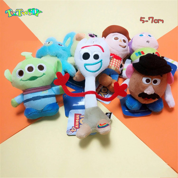 Jual mainan 2019 New Movie Toy Story 4 Plush Stuffed Dolls Forky Bunny ...