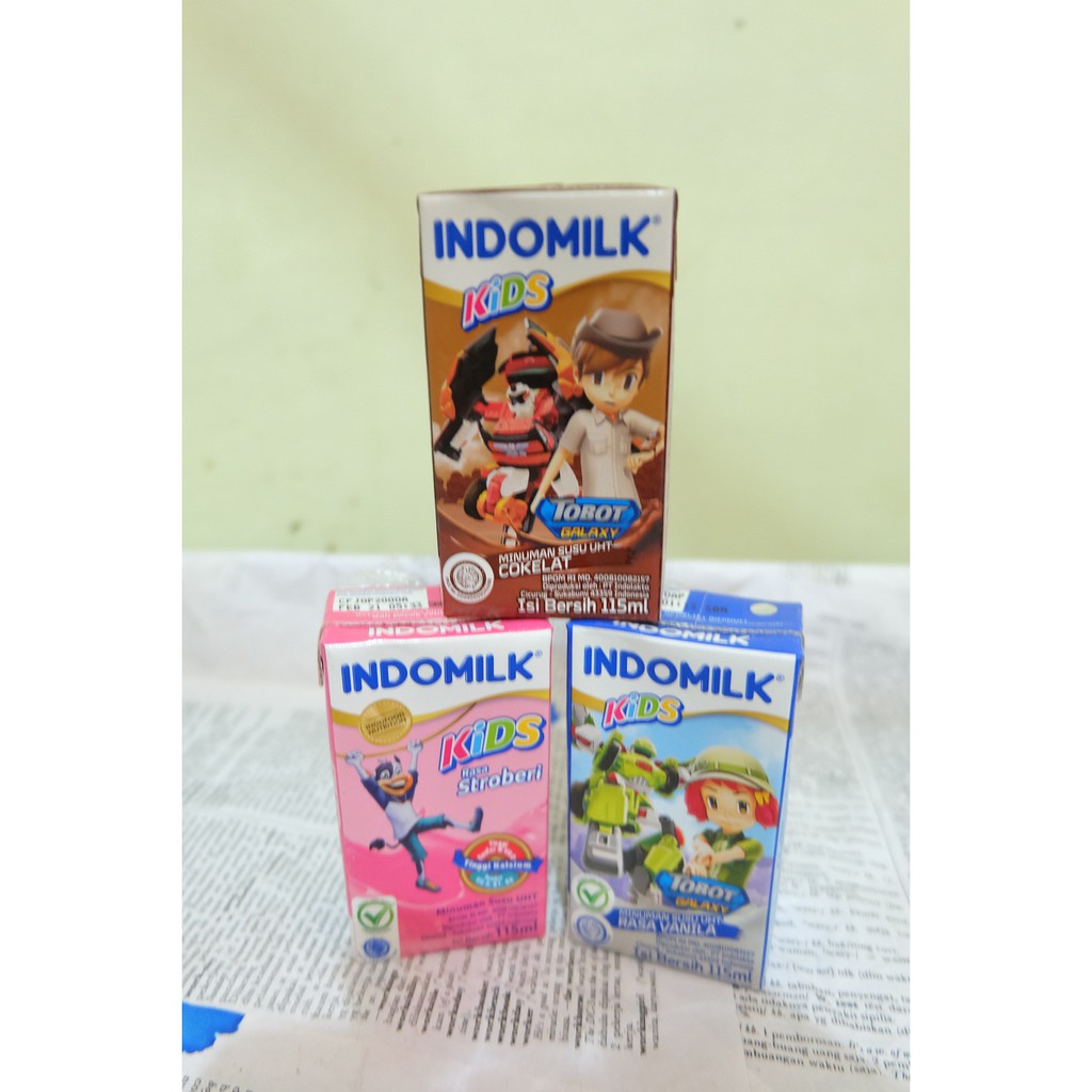Jual SUSU UHT INDOMILK MINI 115 ML | Shopee Indonesia