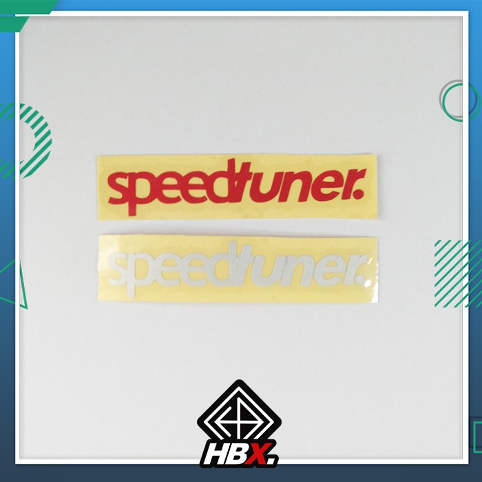 Jual Cutting Sticker Stiker Speed Tuner 8x1,9cm | Shopee Indonesia